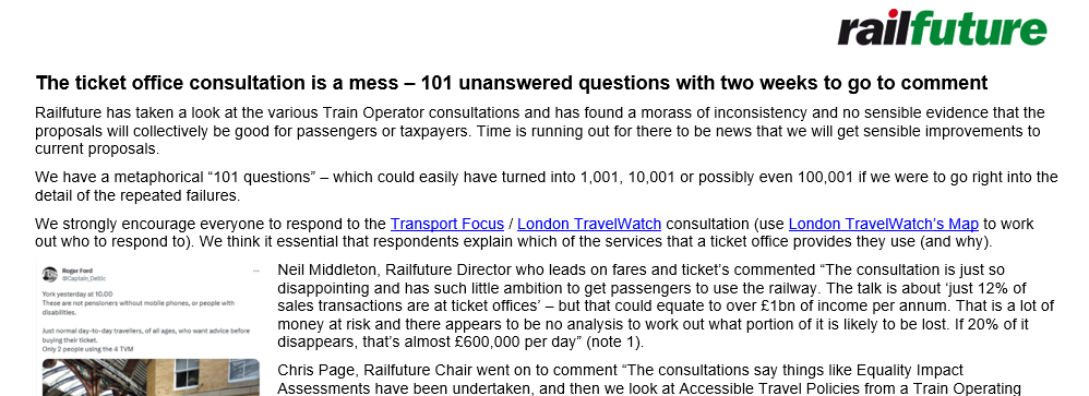 Railfuture | Welcome to Railfuture